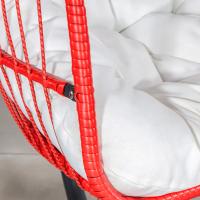 China Garden Furniture W100xL120xH198cm Patio Swing Plastic PE Rattan Egg Chair Hanging Chair for sale