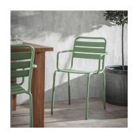 China Modern Design AJUNION Metal Steel Garden Seating Armchairs in H85 x W52 x D47cm Size for sale