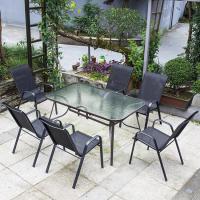 China Leisure Outdoor Furniture Metal Teslin Mesh Armchair for Garden Balcony Patio Coffee for sale