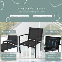 China Product Weight 50.66 lb. Modern Steel Garden Furniture Set for Outdoor Entertaining for sale