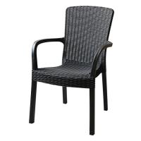 China Custom Logo Nordic Plastic Rattan Dinning Table and Chair Set for Leisure Stackable Design for sale