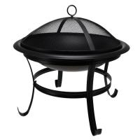 China Backyard Garden Camping Bonfire Charcoal BBQ Grill Fire Pit Bowl with Customized Logo for sale