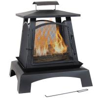 China Outdoor Portable Wood Burning Firepit for Backyard Garden Bonfire Camping Picnic for sale