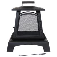 China Outdoor Portable Wood Burning Firepit for Backyard Garden Bonfire Camping Picnic for sale