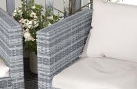 China Mail Packing Y AJUNION Wicker Rattan Garden Sofa Set Outdoor Furniture Sectional for sale