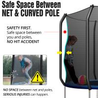 China Applicable Scene AJUNION 10ft Trampoline for Kids Jumping in Park or Kindergarten for sale