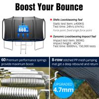 China Applicable Scene AJUNION 10ft Trampoline for Kids Jumping in Park or Kindergarten for sale