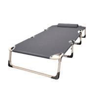 China Outdoor Home Office Folding Camp Cot for Park Folded Yes Portable Beach Bed Recliner for sale