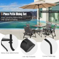 China Mail Packing Square Dining Table and Teslin Chair Set for Outdoor Garden Cafe Restaurant for sale