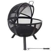 China Outdoor Patio Backyard Garden Bonfire Firepit for Steel Wood Burning Charcoal Fire Pit for sale