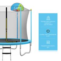China Outdoor Trampoline Park with Stainless Steel Frame and 800 lbs Max. Weight Capacity for sale