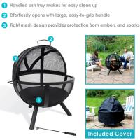 China Outdoor Patio Backyard Garden Bonfire Firepit for Steel Wood Burning Charcoal Fire Pit for sale