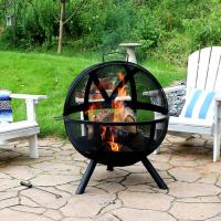 China Outdoor Patio Backyard Garden Bonfire Firepit for Steel Wood Burning Charcoal Fire Pit for sale