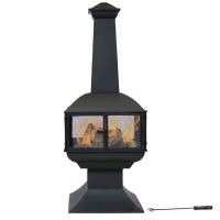 China Outdoor Patio Backyard Garden Camping Heavy Duty Steel Wood Burning Firepit with Poker for sale