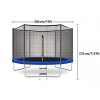 China Experience the Joy of Bouncing with AJUNION 10ft Park Trampoline and Enclosure Net for sale