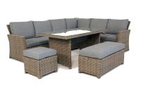 China Stool Size L.44 X W.44 X H.41cm AJUNION PE Rattan Garden Set for Your Outdoor Space for sale