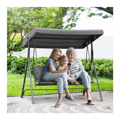 China AJUNION 3 Seater Hammock Swing Chair with Canopy Transform Your Porch and Patio Space for sale