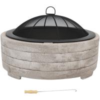 China Charcoal Barbecue Grill Fire Pit Bowl for Outdoor Patio Garden Bonfire Camping Picnic for sale