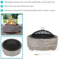 China Charcoal Barbecue Grill Fire Pit Bowl for Outdoor Patio Garden Bonfire Camping Picnic for sale