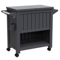 China Traditional Design 3-In-1 Portable Outdoor Ice Cooler Trolley Cart with Four Wheels for sale