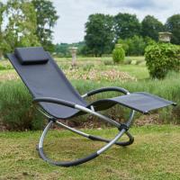 China Modern Outdoor Furniture Folding Zero Gravity Rocking Chair for Patio Garden and Beach for sale
