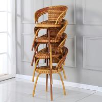 China Modern Design Outdoor Stackable Armchair and Coffee Table Set for Patio Garden Balcony for sale