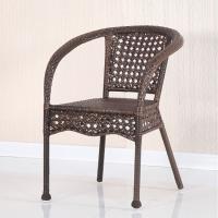 China Outdoor Garden Balcony Stackable Armchair and Wicker Dining Table Set for Leisure for sale