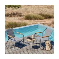 China Transform Your Outdoor Space with AJUNION 3 Piece Aluminum Lounge Set and Garden Chair for sale