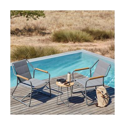 China Transform Your Outdoor Space with AJUNION 3 Piece Aluminum Lounge Set and Garden Chair for sale