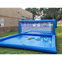 China Outdoor 33ft Inflatable Volleyball Court Set for Swimming Pool L32.8 x W16.5 x H7ft for sale