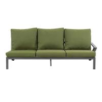 China AJUNION Aluminum Frame Outdoor Corner Sofa Lounge Set Sectional Garden Furniture Set for sale
