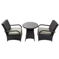 China Modern Outdoor Furniture AJUNION 2 Seater Wicker Rattan Chat Furniture Resistant to UV for sale