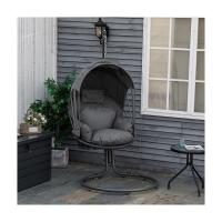 China AJUNION Foldable Egg Chair and Stand The Perfect Combination for Outdoor Furniture for sale