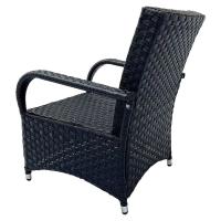 China Modern Outdoor Furniture AJUNION 2 Seater Wicker Rattan Chat Furniture Resistant to UV for sale