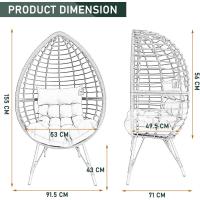 China Create Your Perfect Outdoor Retreat with Our KD Egg Chair and Hammock Swings for sale