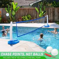 China Inflatable Swimming Volleyball Pool Court Net by AJUNION for Waterpark Pool Equipment for sale