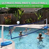 China Inflatable Swimming Volleyball Pool Court Net by AJUNION for Waterpark Pool Equipment for sale