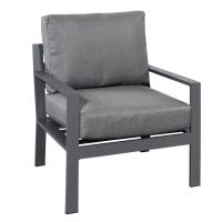 China AJUNION 5 Piece Aluminum Outdoor Furniture Set Garden Sofa Patio Seating Lounge Set for sale