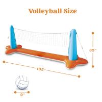 China AJUNION PVC Inflatable Volleyball Pool Floating Swimming Float for Max Capacity ＞500kg for sale