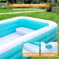 China Thickened Above Ground Inflatable Swimming Pool for All Applicable People and Family for sale