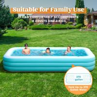 China Thickened Above Ground Inflatable Swimming Pool for All Applicable People and Family for sale