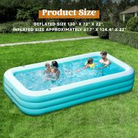 China Thickened Above Ground Inflatable Swimming Pool for All Applicable People and Family for sale