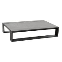 China AJUNION Luxury Aluminum Sofa Set Furniture with Coffee Table Size L 120 x W80 x H26cm for sale