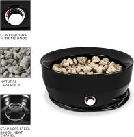 China Smokeless Gas Fire Pit Round 24.2