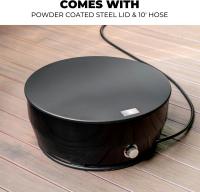 China Smokeless Gas Fire Pit Round 24.2