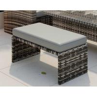China AJUNION PE Rattan Garden Dining Furniture Set with Rising Dining Table L96xW49xH35cm for sale
