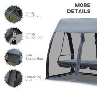China Transform Your Outdoor Space with 3 Seater Swing Chair Hammock Bed from AJUNION for sale