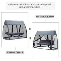 China Transform Your Outdoor Space with 3 Seater Swing Chair Hammock Bed from AJUNION for sale