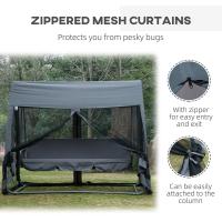 China Transform Your Outdoor Space with 3 Seater Swing Chair Hammock Bed from AJUNION for sale