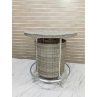 China Upgrade Your Outdoor Entertainment Area with AJUNION PE Rattan Bar Furniture Set for sale
